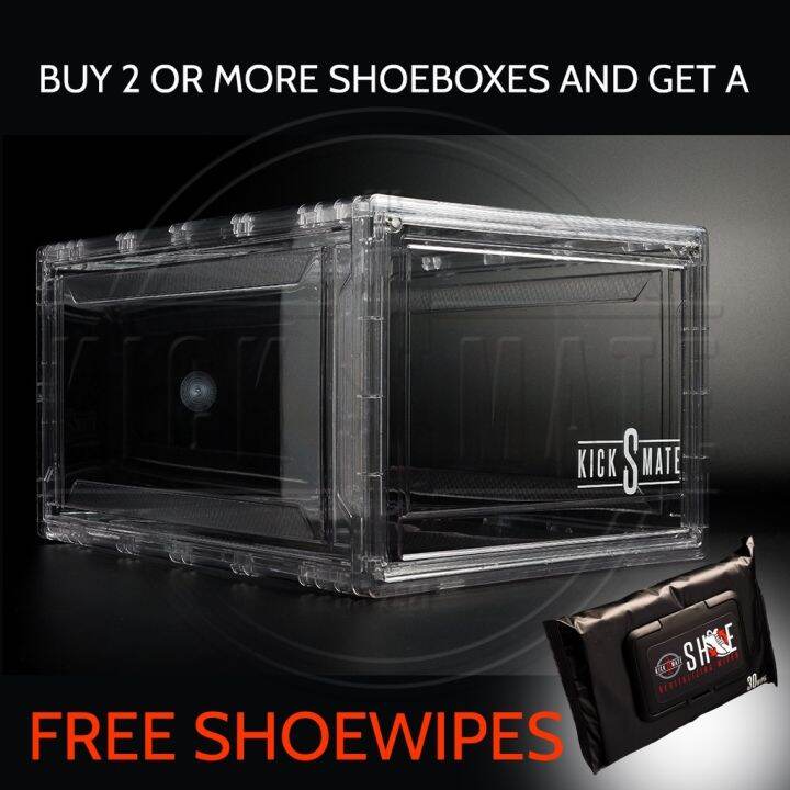 Magnetic Clear Stackable Shoebox Front Drop MF-01 | Lazada PH