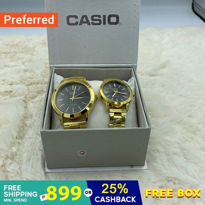 [COD] CASIO Watch for Men and Women Original Waterproof Stainless Steel ...