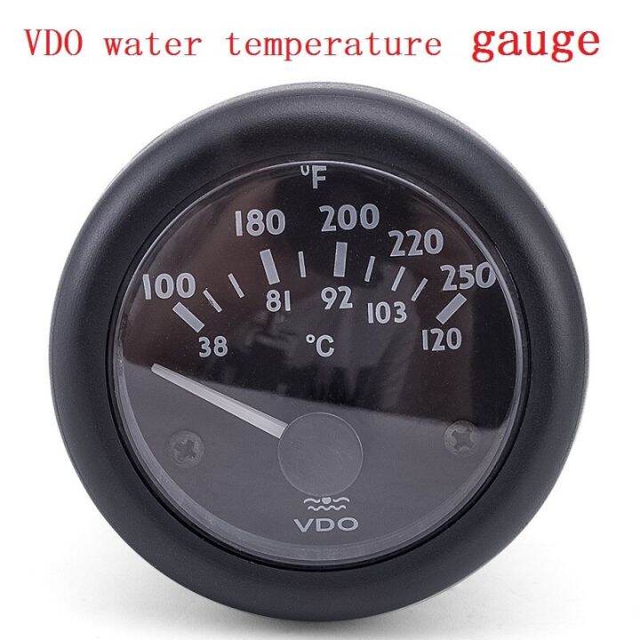 12V 24V Diesel Generator VDO Oil Temperature Gauge Water Temperature ...