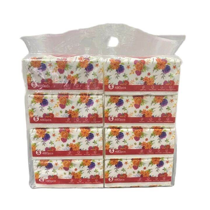 Somyth Facial tissue Wood pulp Soft & Gentle 480pcs [Merchandise777 ...