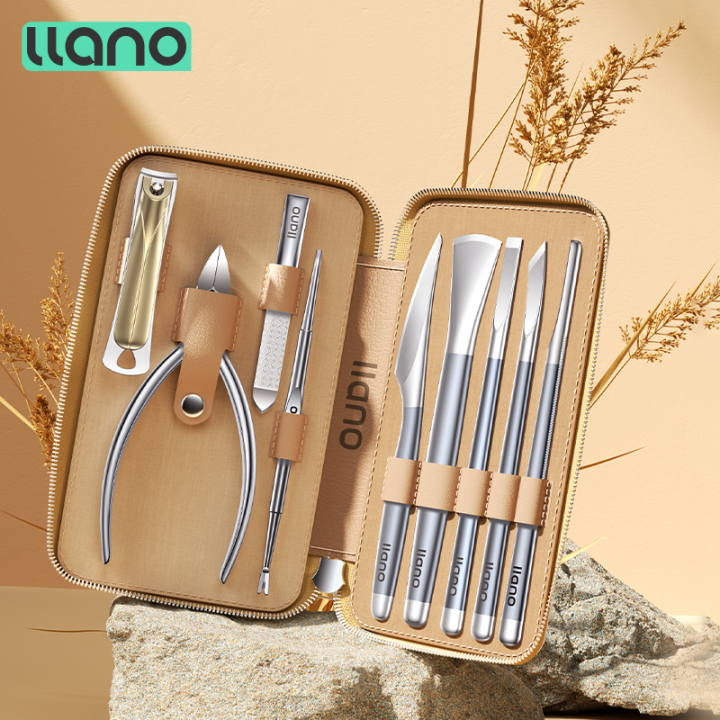 llano 6 Pcs Dụng cụ làm móng kit chuyên nghiệp bằng thép không gỉ Dụng ...