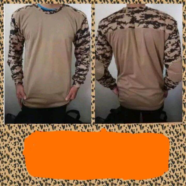 KAOS BAJU LORENG PRAMUKA MOTIF KOMBINASI COKLAT | Lazada Indonesia