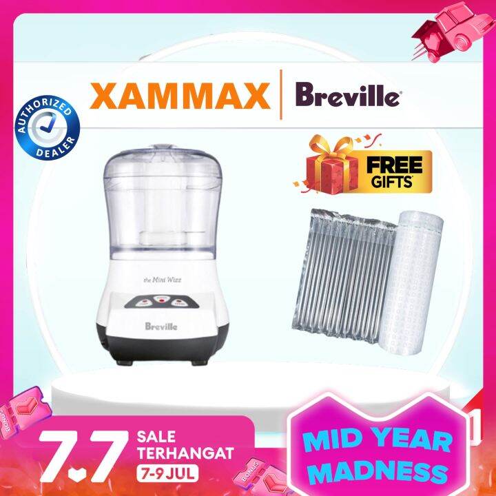 Breville - BFP100 The Mini Wizz / Compact Chopper Food Processor (0.5L ...