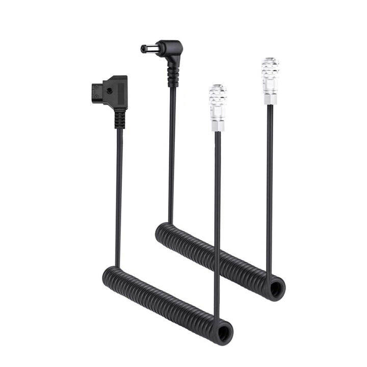 DC5525 Male PD3.0 12V D-tap to For BMPCC 4K 6K Power Cable Coiled Cable ...