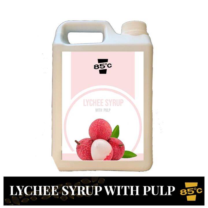 85C Lychee Concentrate/ Syrup with Pulp [2.5kg] | Lazada PH