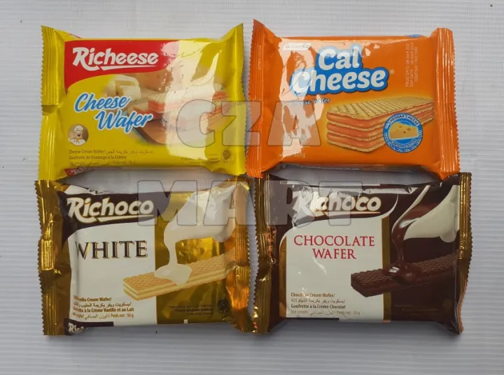 Cream-Filled Wafer - Richoco Chocolate, Richoco White, Richeese, Cal Cheese | Lazada PH