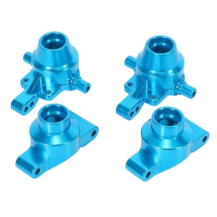 Aluminum Alloy Front Rear Knuckle Arm Steering Cup Upright Hub Carrier for 1/10 RC Car Tamiya TT ...