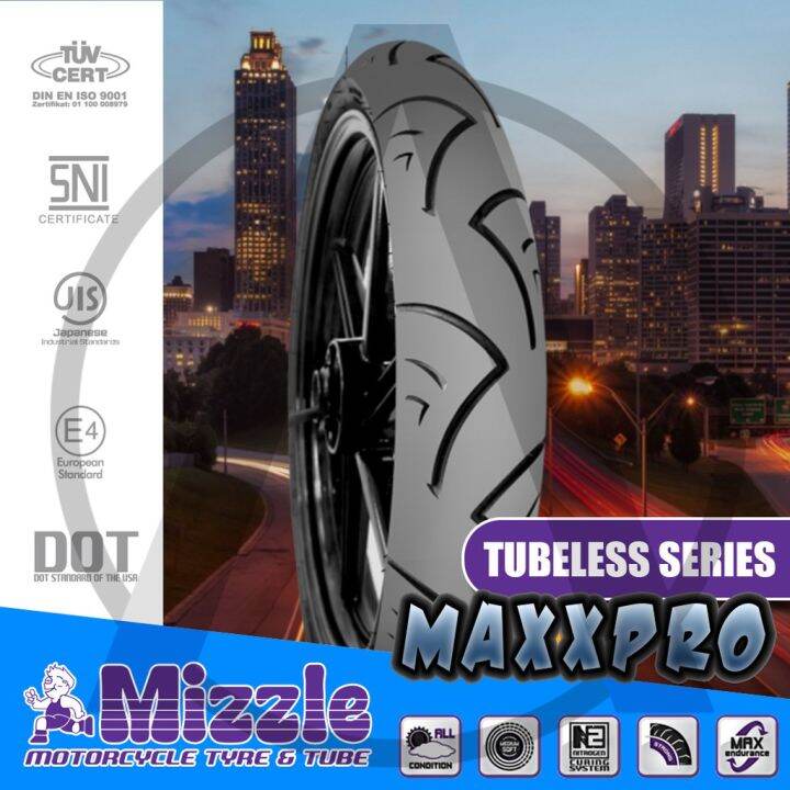 Orignal Mizzle MaxxPro 9080 17 Tubeless Motorcycle Tire | Lazada PH