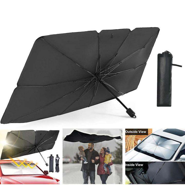 Foldable Car Sunshaed Umbrella Type Front Windshield Windscreen Window ...