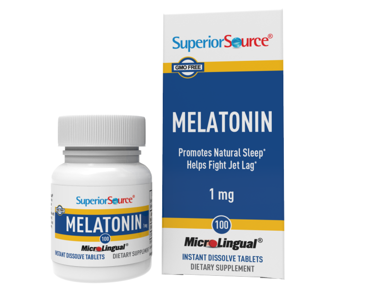 Superior Source Melatonin 1 mg, 100 Count, Under The Tongue Quick ...