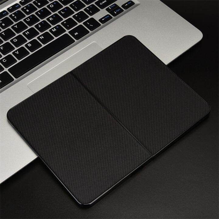 For Microsoft Surface Duo Case Luxury Carbon Fiber Slim PU Leather and PC Book Cover for ...