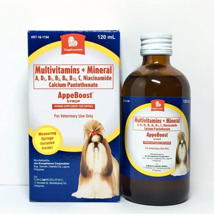 [SOUTH VET] Appeboost Multivitamins Syrup 120ML Vitamins Supplement for ...