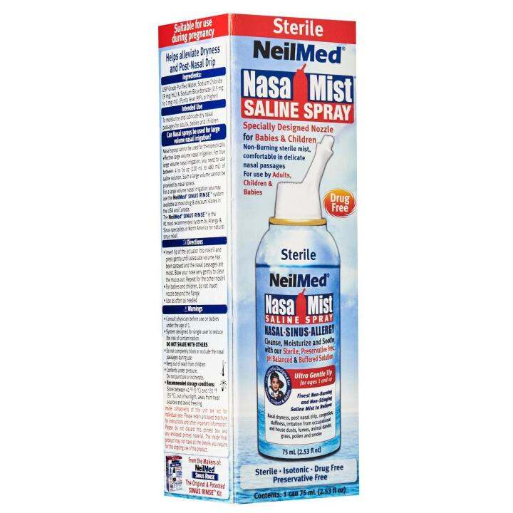 Neilmed Nasa Mist Isotonic Saline Spray (75ml) | Lazada