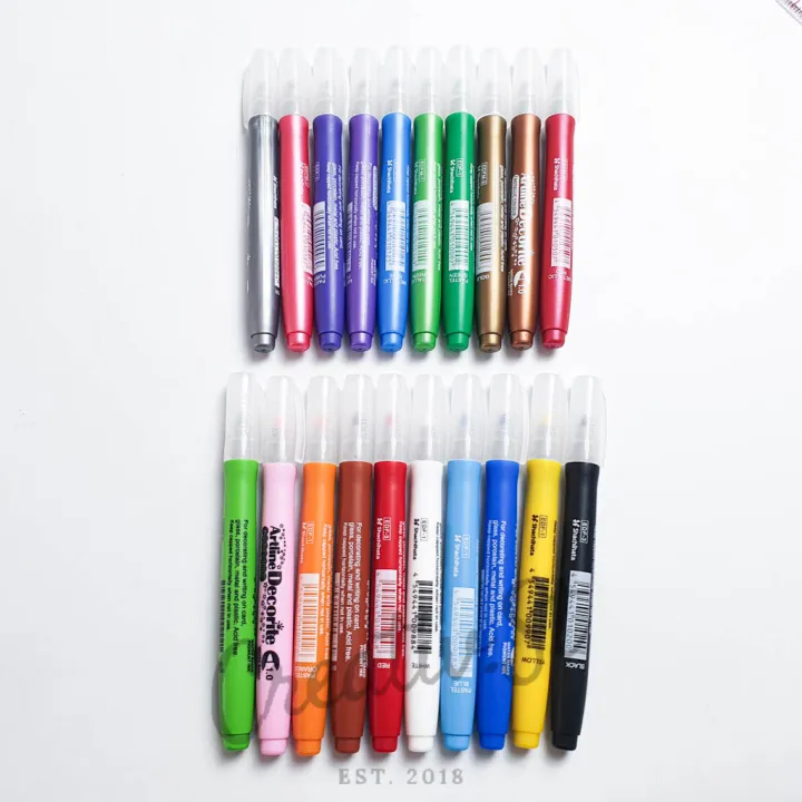 Artline Decorite Spidol Kaca Plastik Kayu Porselen Dekorasi EDF-1 / EDF ...