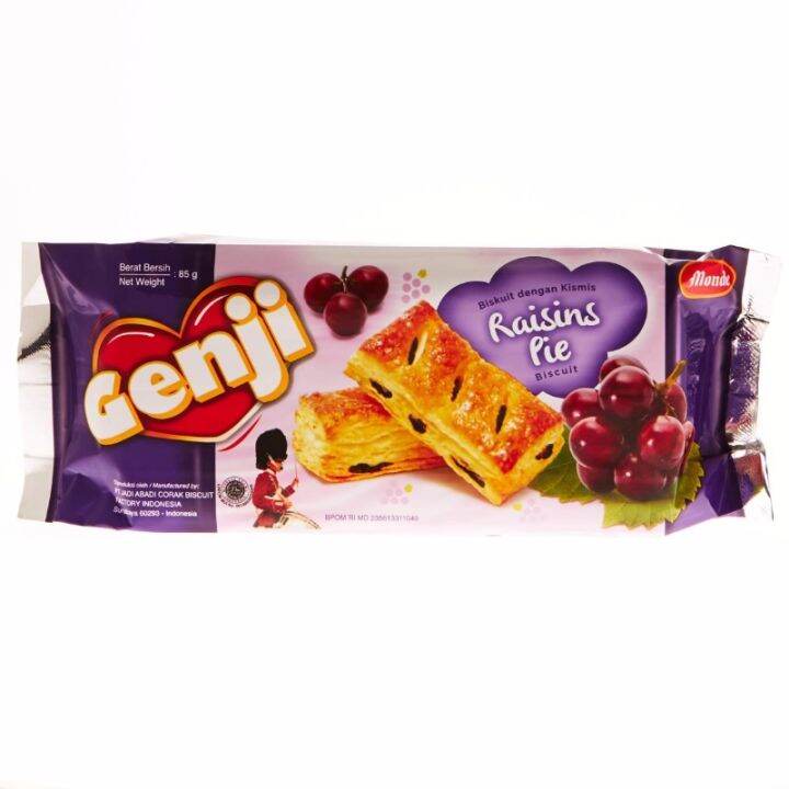 Monde Biskuit Genji Raisins Pie Mini 85 g | Lazada Indonesia