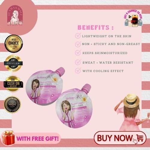 ORIGINAL BRILLIANT SKIN SUNBLOCK Whitening Sunscreen Gel Cream SPF30 ...