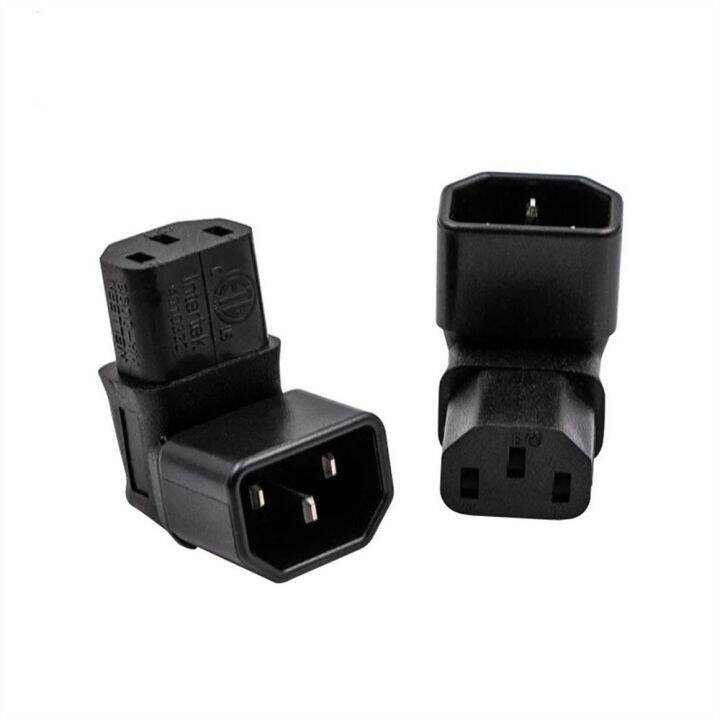 LMS70 3Pin Wall Mount Down UP C14 Male 90 Angled IEC 320 C14 Male AC ...