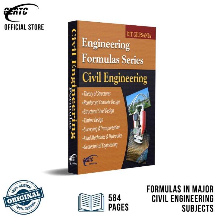 Civil Engineering Formulas Series (CE Formulas) - Civil Engineering Review Book by DITG GERTC ...