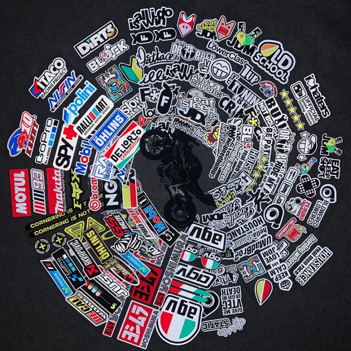 Reflective Motorcycle Motocross Decals Waterproof Sticker For KTM HONDA ...