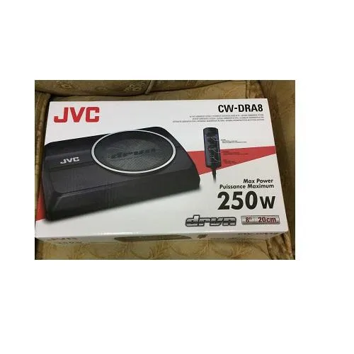 JVC CW-DRA8 Compact powered subwoofer: 150 watts and an 8 sub | Lazada PH