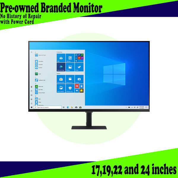 CS- pre0wned assorted branded 17, 19, 22, and 24 inches monitor full hd ...