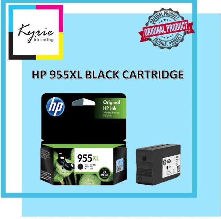 HP 955XL Black Original Ink Cartridge L0S72AA 955XL | Lazada PH