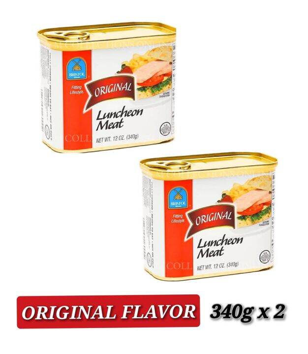 BRISTOL Original Luncheon Meat 12 oz. (340g) x 2 cans | Lazada PH