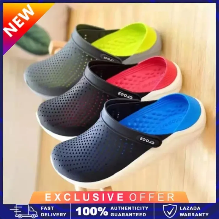 Crocs Calochi hole shoes LiteRide Kolog outdoor slippers men's sports ...