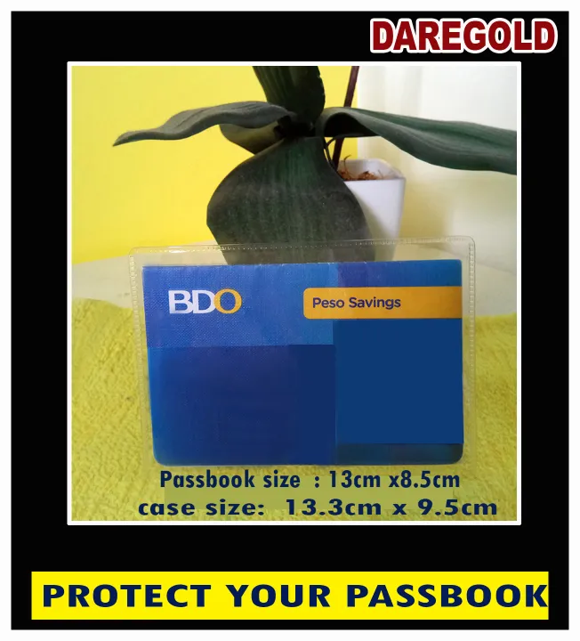 BDO PASSBOOK CASE / KABAYAN PESO SAVINGS PASSBOOK PROTECTOR / CASE ...
