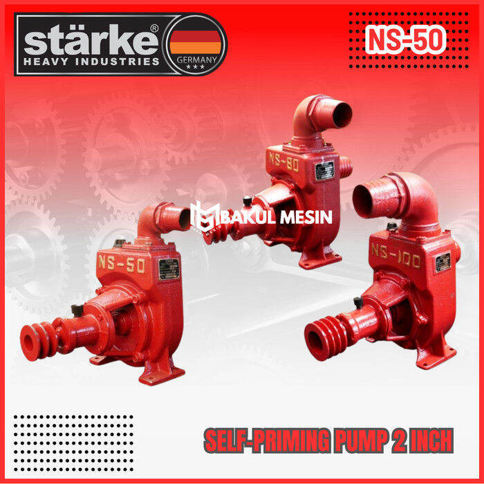 STARKE NS50 NS80 NS 100 Pompa Air Irigasi SELF PRIMING PUMP | Lazada ...