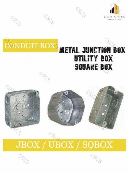 METAL JUNCTION BOX / UTILITY BOX/ SQUARE BOX | Lazada PH