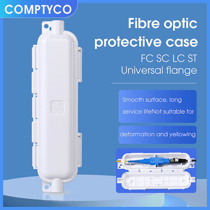FTTH Fiber Optic Protective Box Waterproof SC Connector Heat Shrink ...