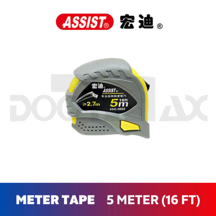 ASSIST 5 m (16 ft) Retractable Measuring Meter Tape | Lazada PH
