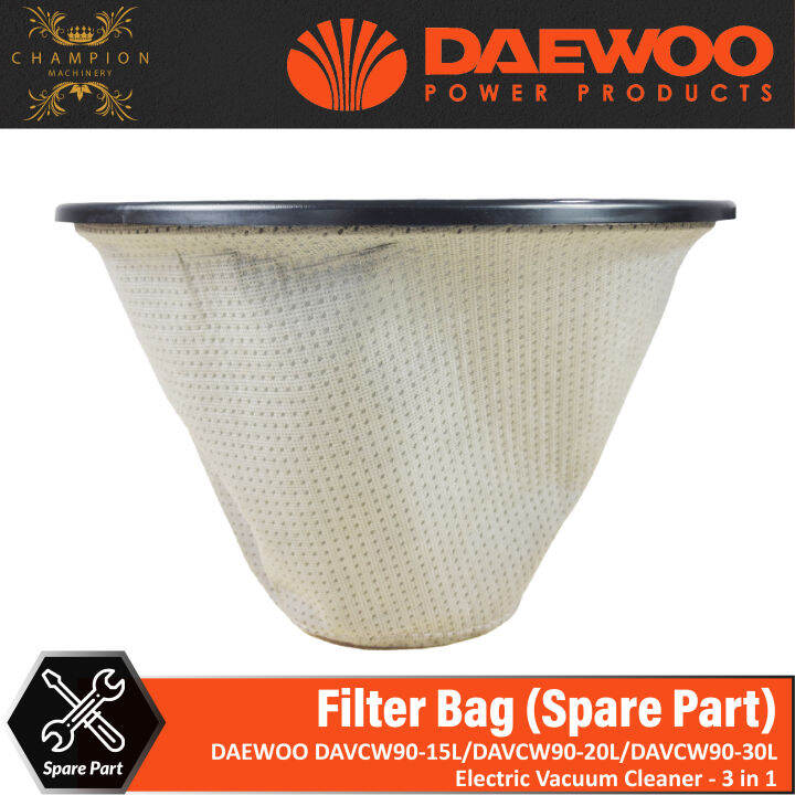 DAEWOO DAVCW90-15L/DAVCW90-20L/DAVCW90-30L/DAVCW90-40L Electric Vacuum Cleaner - 3 in 1 Spare ...