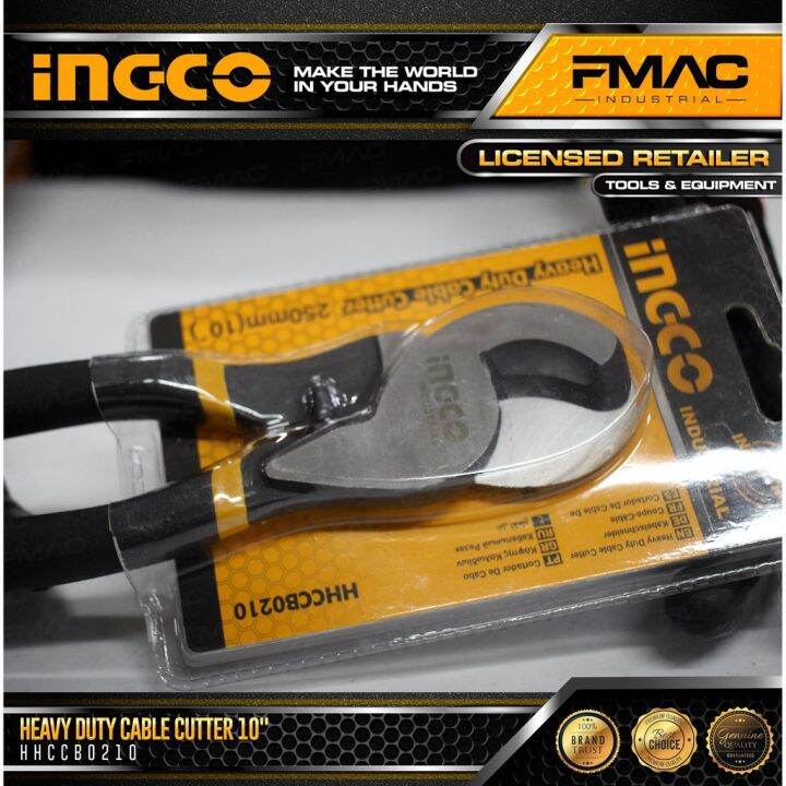 Hot INGCO Heavy Duty Cable Cutter 10" HHCCB0210 FMAC⭐⭐⭐⭐⭐ | Lazada PH