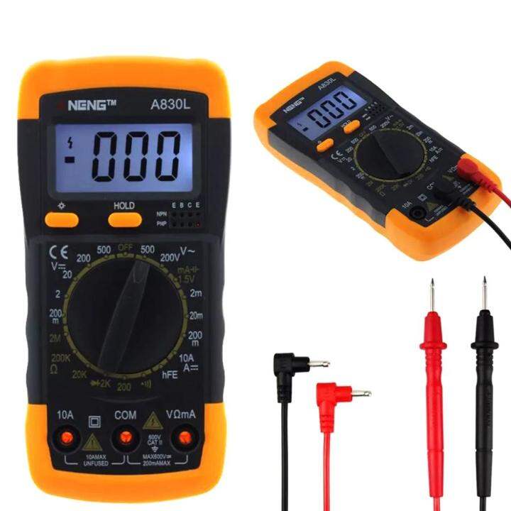 ANENG A830L digital multimeter LCD Digital Multimeter DC AC Voltage ...