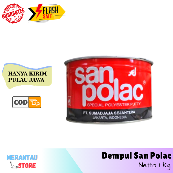 Merantau - Dempul Sanpolac 1 KG Obat Sanpolak Mobil Motor Semua Ukuran ...