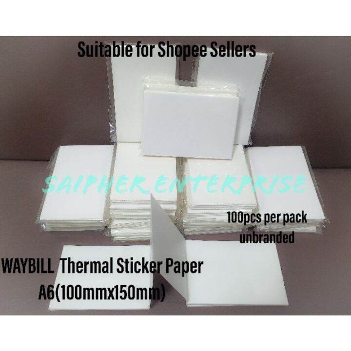 Hot daneiqiangxin111 100pcs per pack Waybill Sticker Thermal Sticker ...