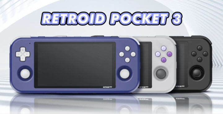 ใหม่ Retroid Pocket 3 เครื่องเล่นเกมมือถือ หน้าจอสัมผัส 4.7 นิ้ว ...