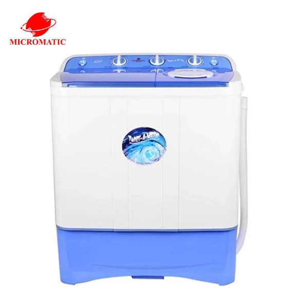 Micromatic Twin Tub Washing Machine 6.5kg with dryer-MWM-700 with1 Year ...