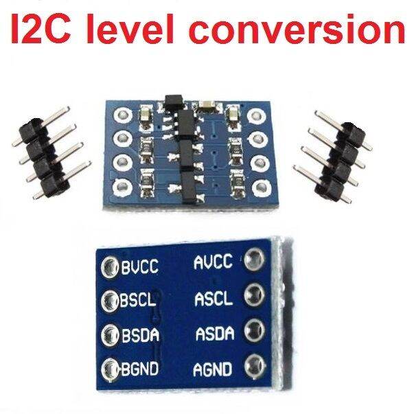 IIC I2C Level Conversion Sensor Module 5V-3V System Level Converter With Pins For Arduino ...