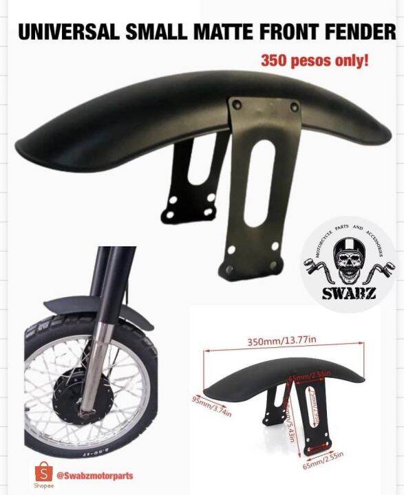 Small Matte front fender | Lazada PH