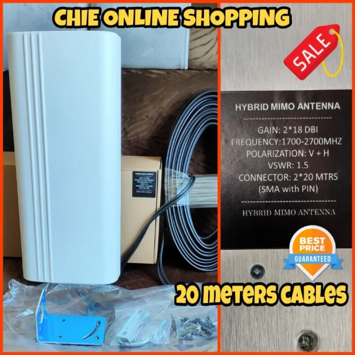 HYBRID MIMO ANTENNA 2x18 (36dbi) 100% ORIGINAL OUTDOOR ANTENNA, CIGNAL ...