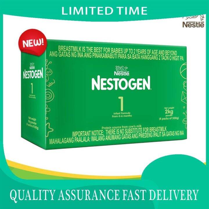 Nestogen 1 Infant Formula For Children 0-6 Months 2kg | Lazada PH