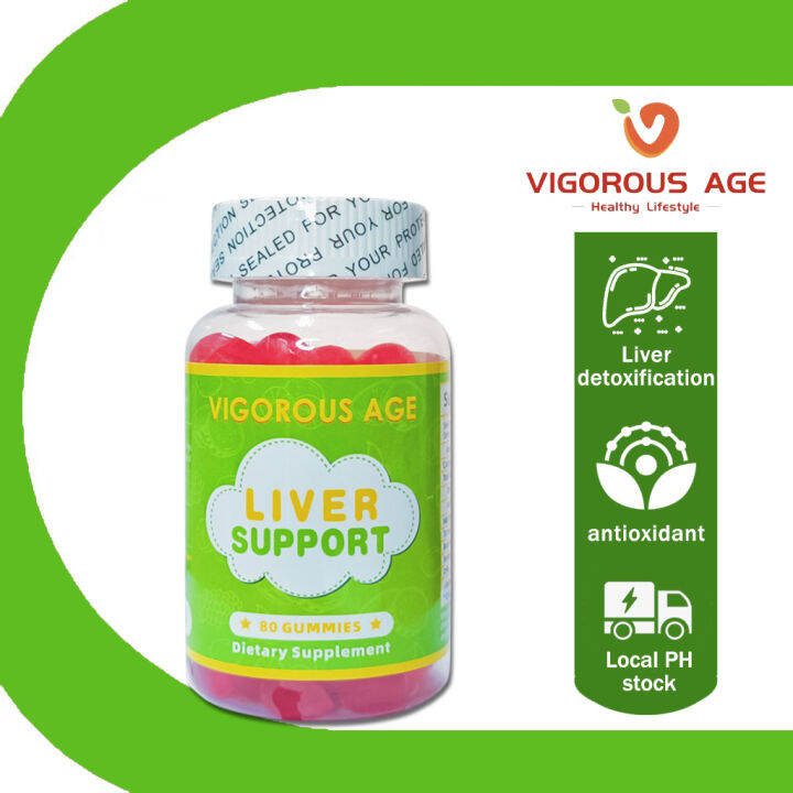 Vigorous Age Liver support Gummies Milk thistle seed 300mg Liver Health ...