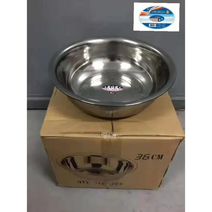 MONAITO STAINLESS BASIN 36/38/40/45/50/55/60/65/70CM MAKAPAL DURABLE ...
