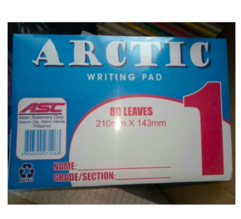 Arctic Writing Pad Intermediate Long Pad Grade 1 - 4 10 pads per Pack ...