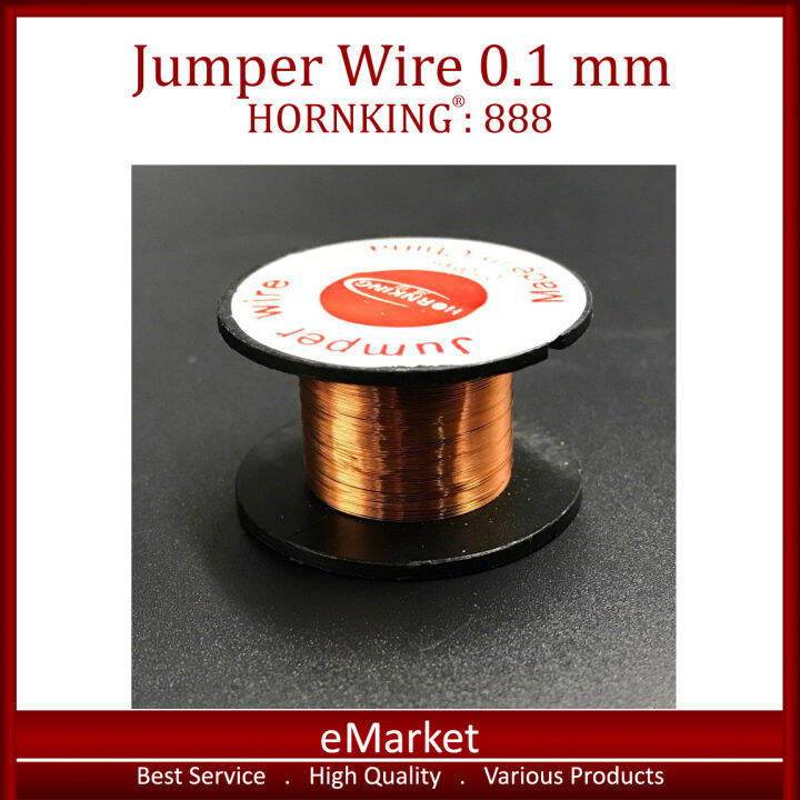 Jumper Wire 0.1 mm / Kawat Tembaga Tipis / Kabel Email Copper HP SMD ...