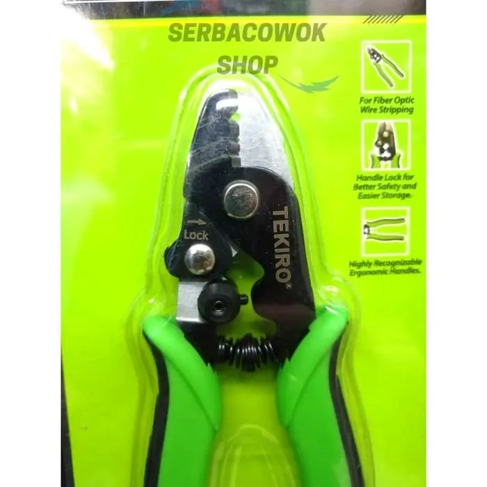 Tekiro Tang Potong Kabel FIber Optik Fiber Optic Stripping Tool ...