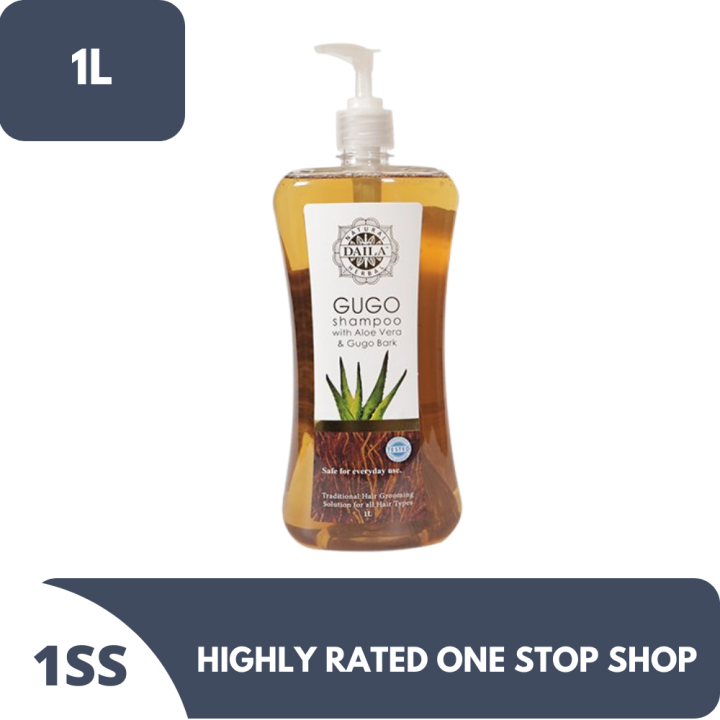 Daila Gugo Shampoo with Aloe Vera and Gugo Bark 1L | Lazada PH
